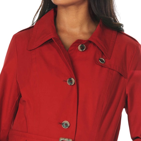 Pendleton | Jackets & Coats | Pendleton Ladies Trench Coat Red | Poshmark